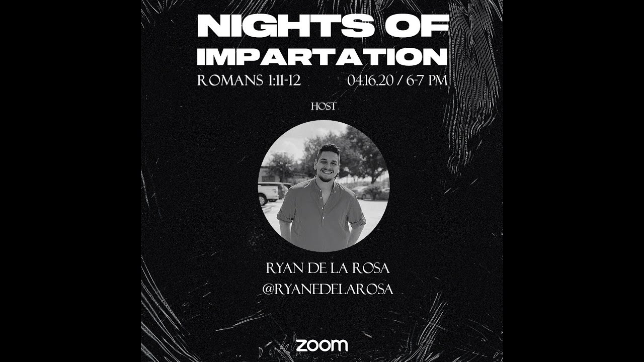 Nights of Impartation "Session 1" w/ Ryan De La Rosa - YouTube