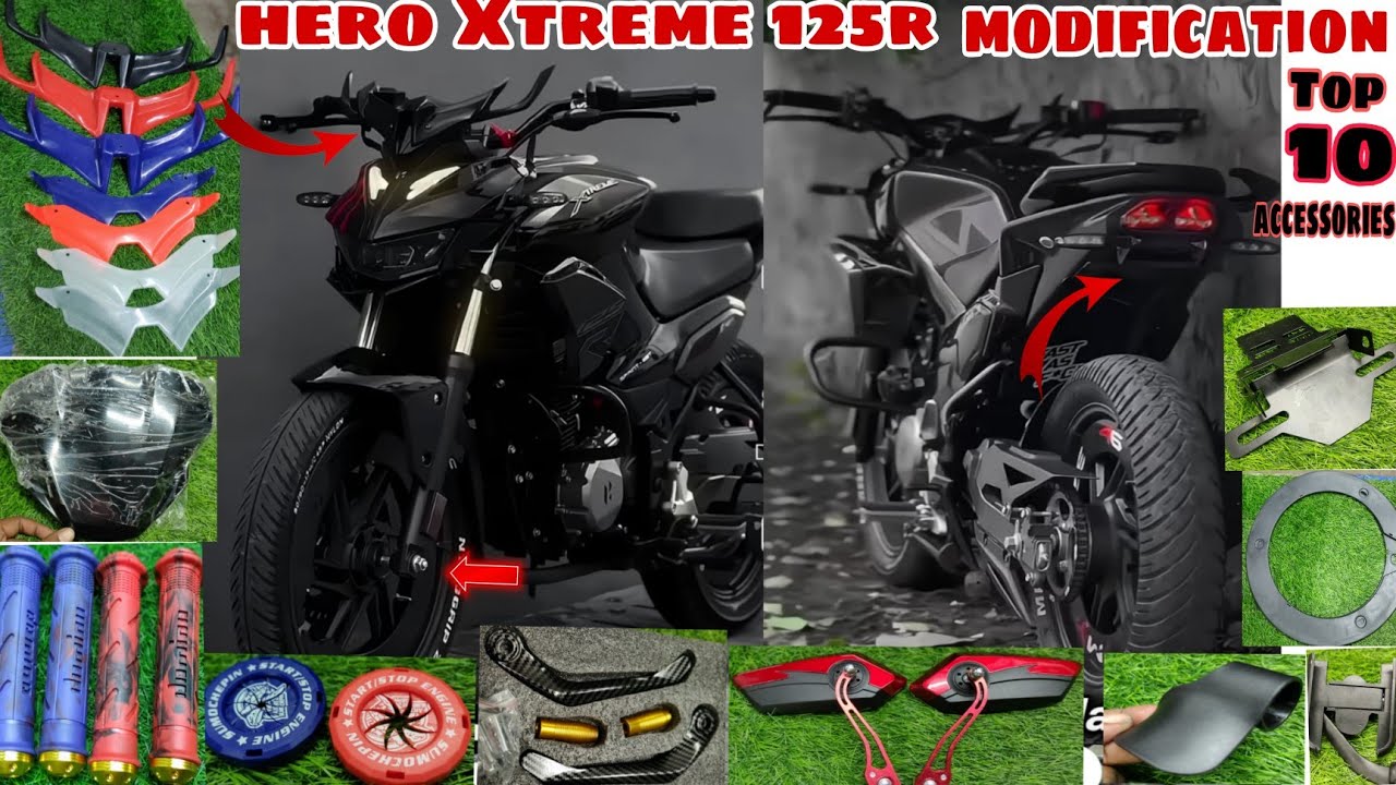 Hero Xtreme 125r modification| Top 10 accessories most modified ...