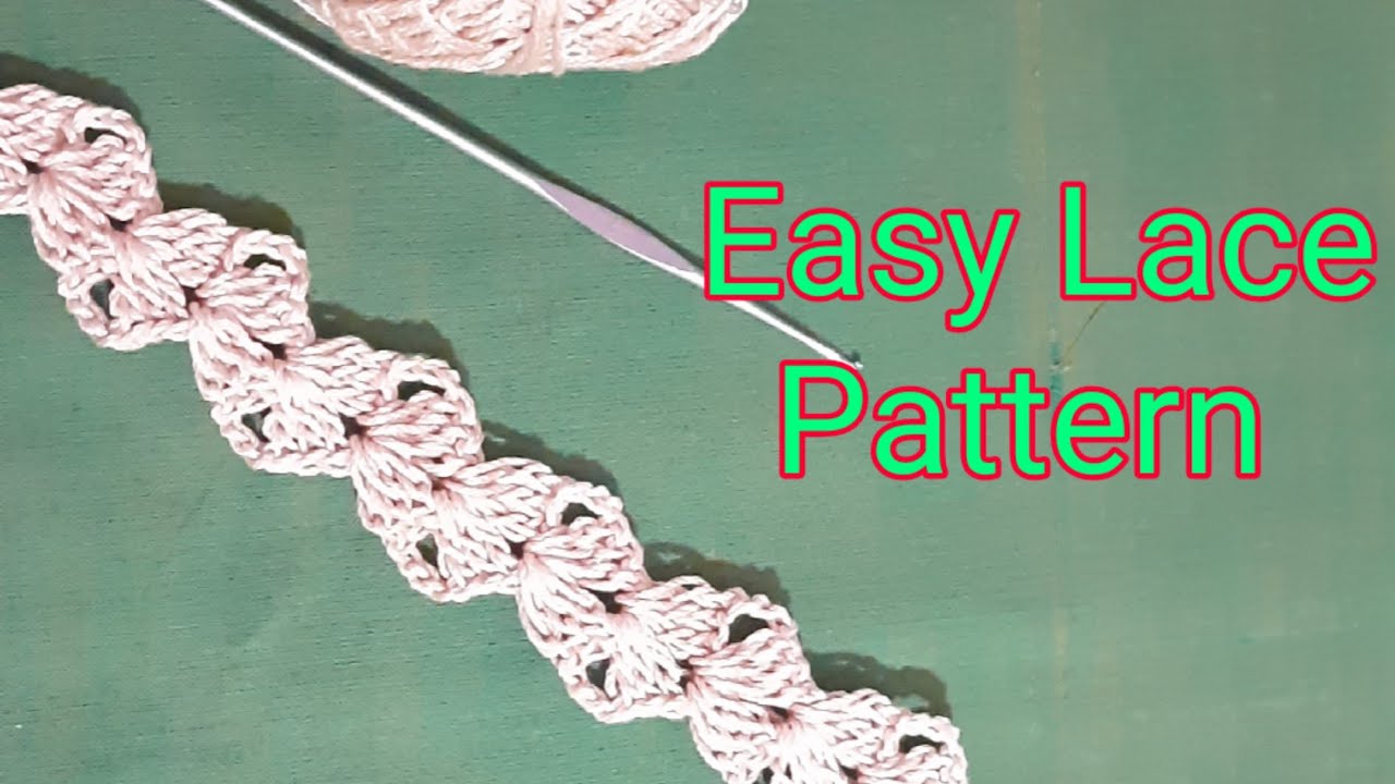 Super Easy & Beautiful Crochet Lace Pattern || Free Tutorial - YouTube