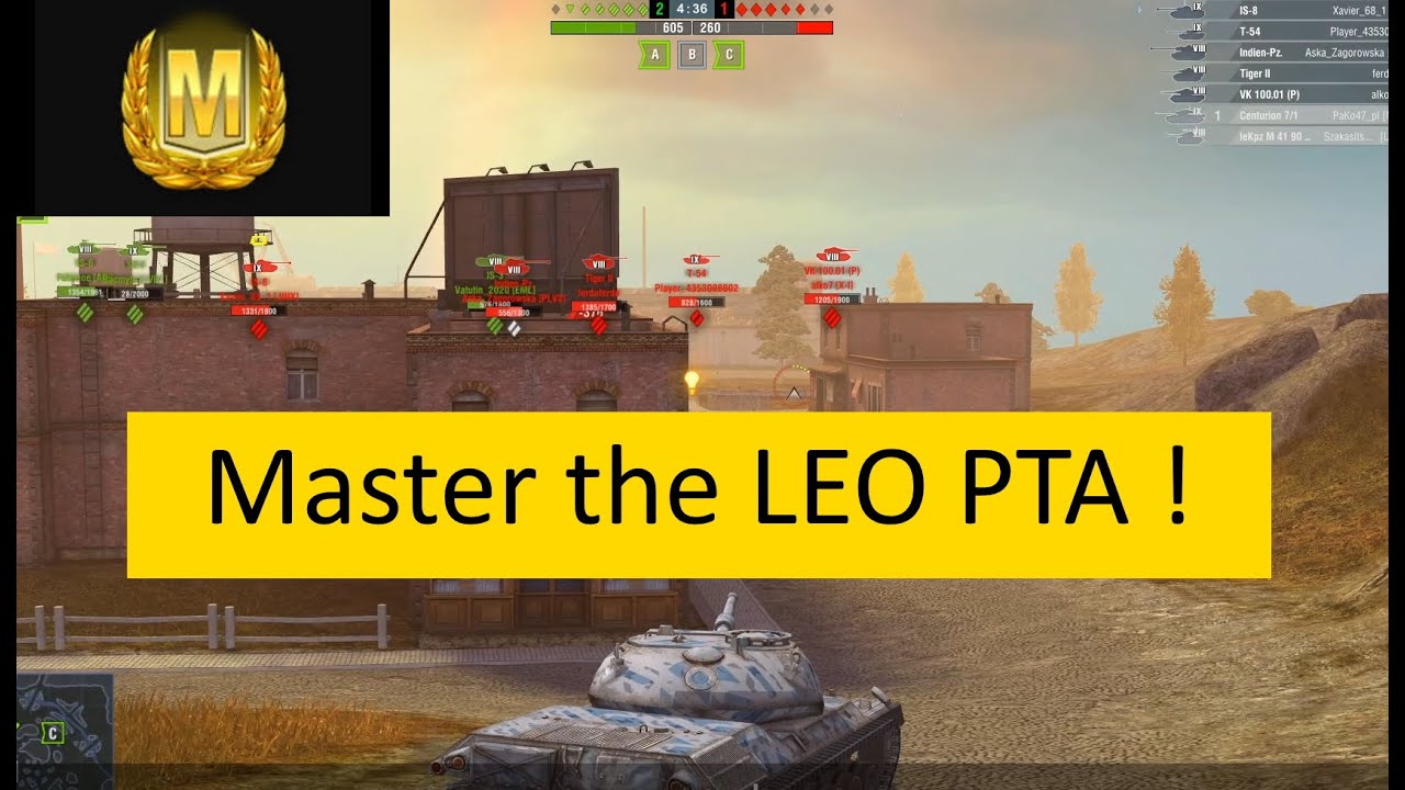 WOTB - LEO PTA MASTERY (6 Kills) !!! (How to master Leopard PTA) - YouTube