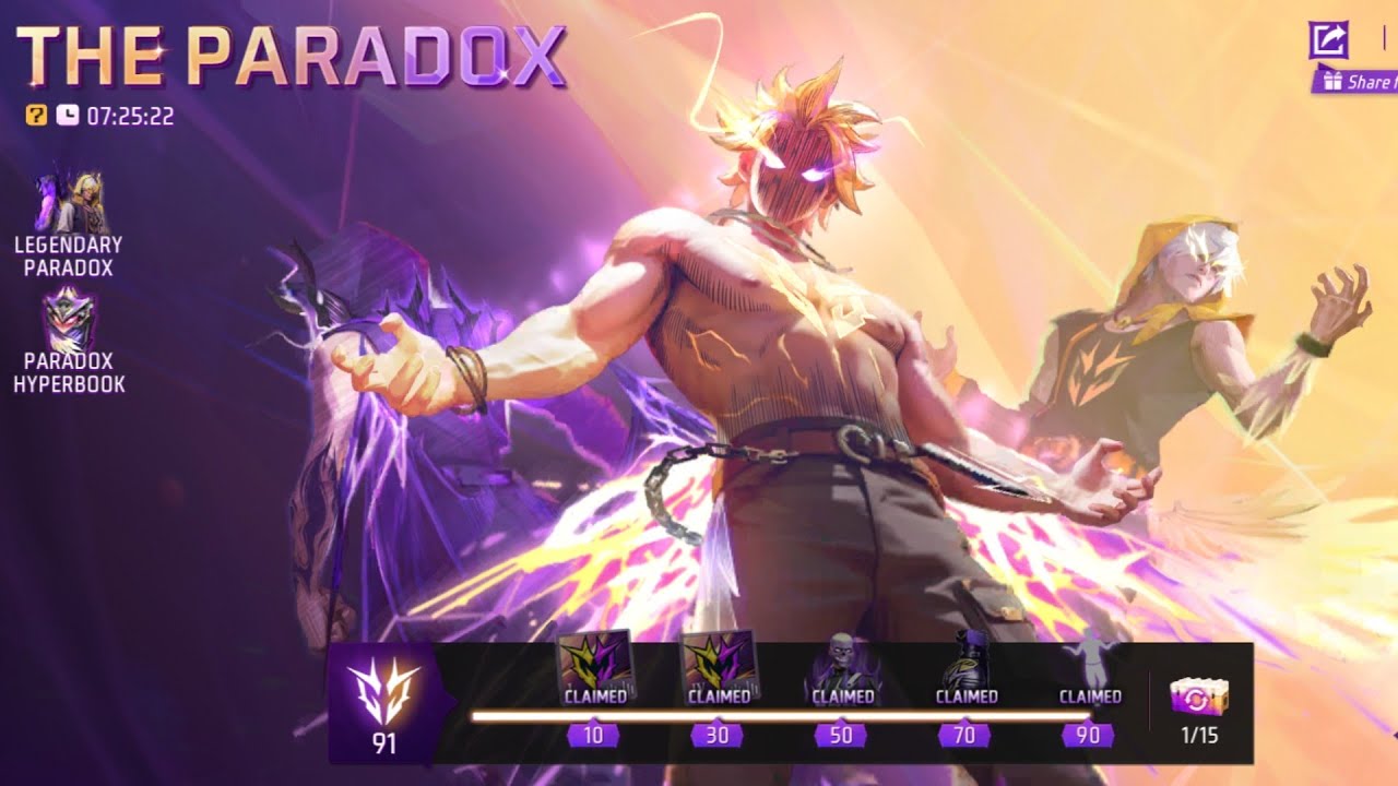 The Paradox Event in Free Fire | Luck Royale Event in Free Fire # ...