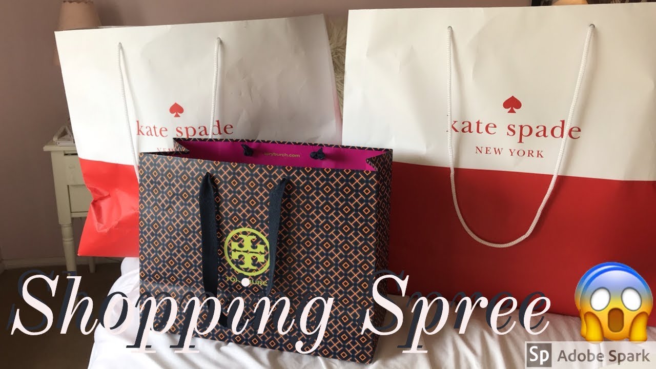 Designer Shopping Spree | Kate Spade and Tory Burch - YouTube