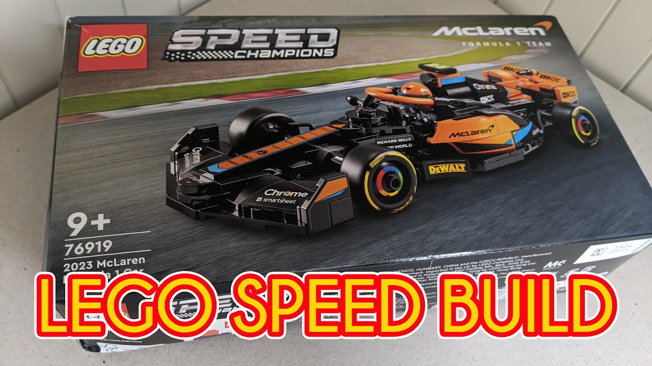 LEGO 76919 Speed Champions McLaren Formula 1 Car - LEGO Speed build 4k ...