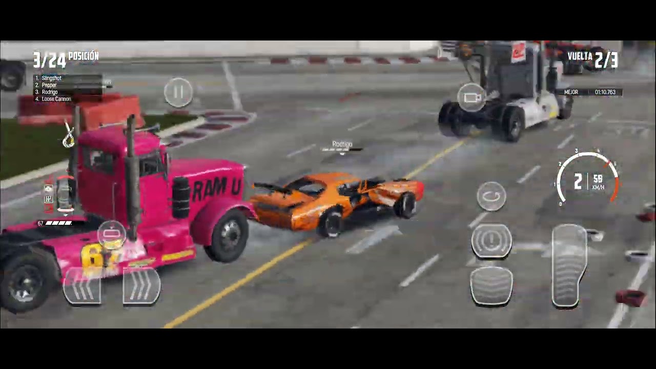 starbeast ss vs 23 big rigs en wreckfest - YouTube