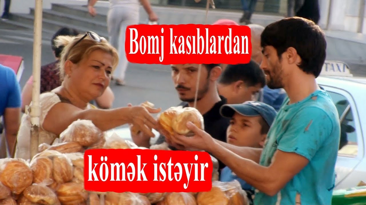 Bomj kasib insanlardan komek isteyir. Sosial deney - YouTube
