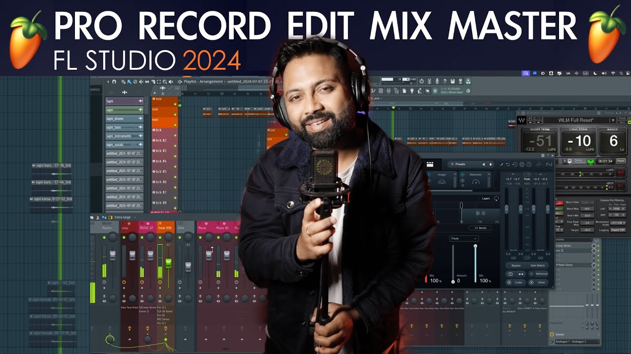 FL Studio 24 | Proper Bollywood-level Recording, Editing, Mixing ...