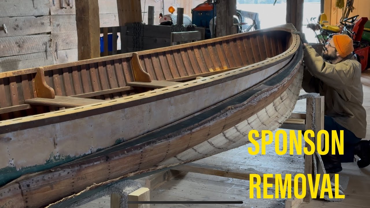 Hidden Screws! 1947 Old Town Square Stern Sponson Removal - Discovering ...