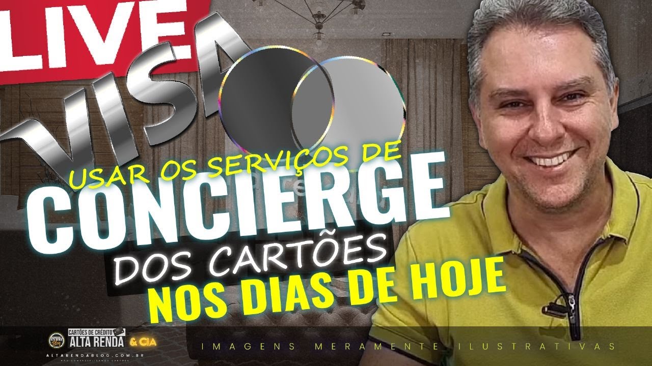 💳LIVE: USAR O CONCIERGE DO VISA INFINITE E MASTERCARD BLACK VALE A PENA ...