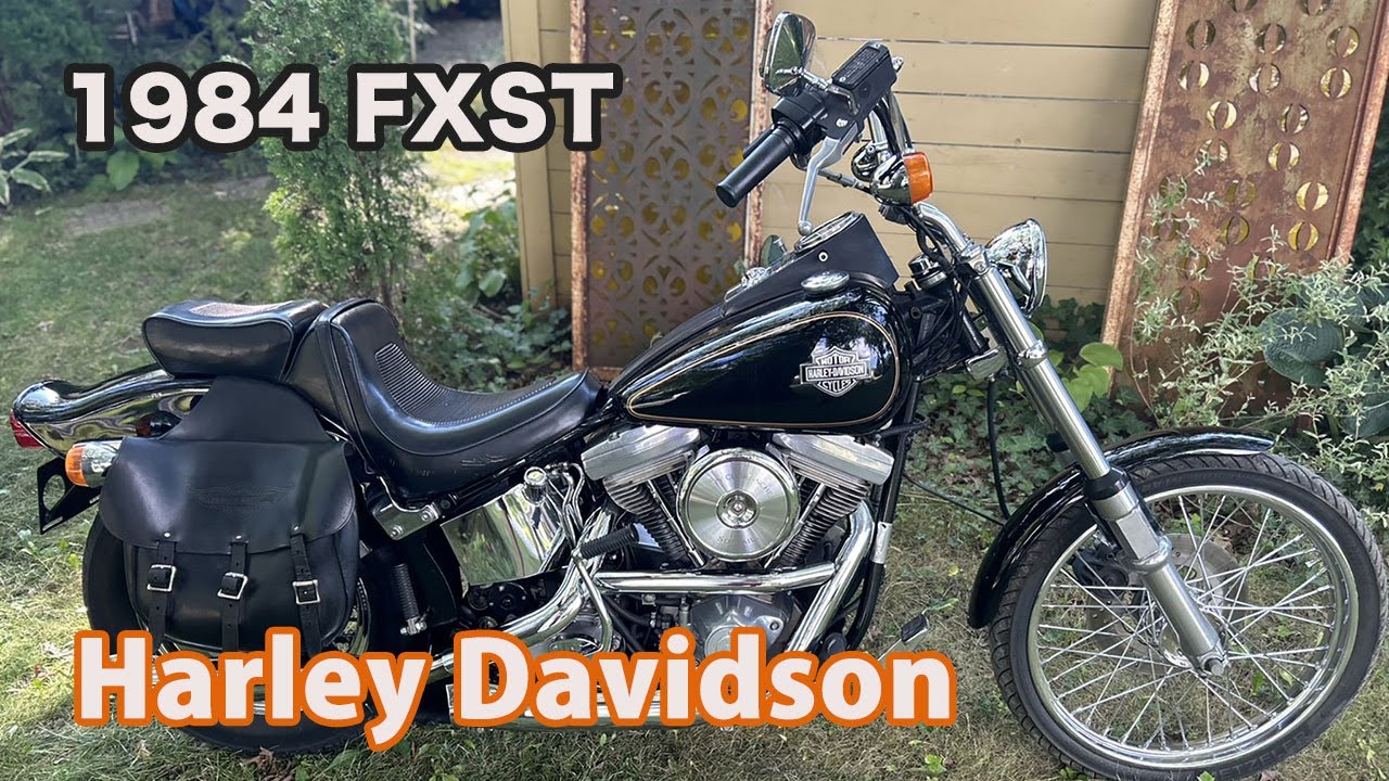 ID2557 Harley Davidson 1984 FXST - YouTube