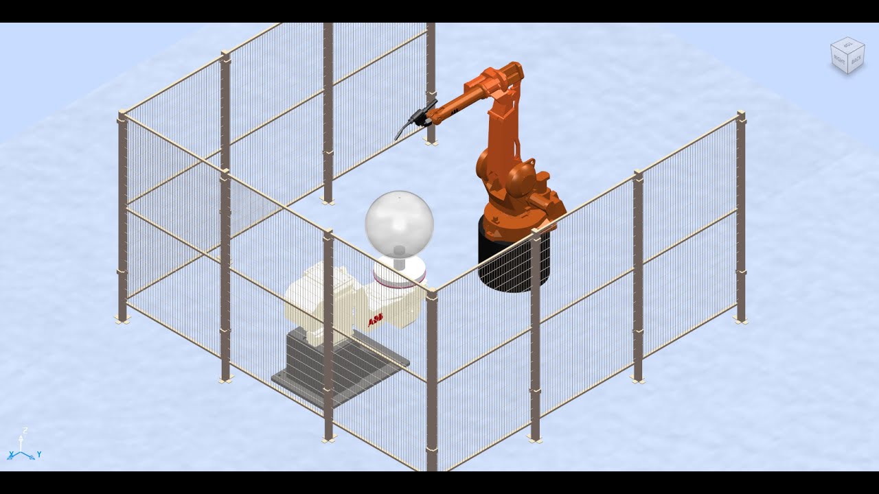 Robotic Additive Manufacturing of a spherical tank - YouTube