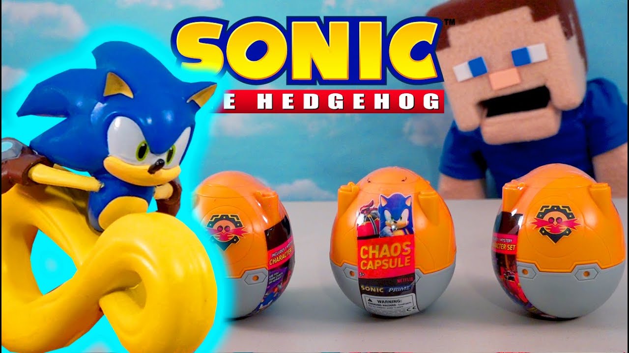 Sonic the Hedgehog MOVIE PRIME Chaos Capsule Blind Box Figures - YouTube