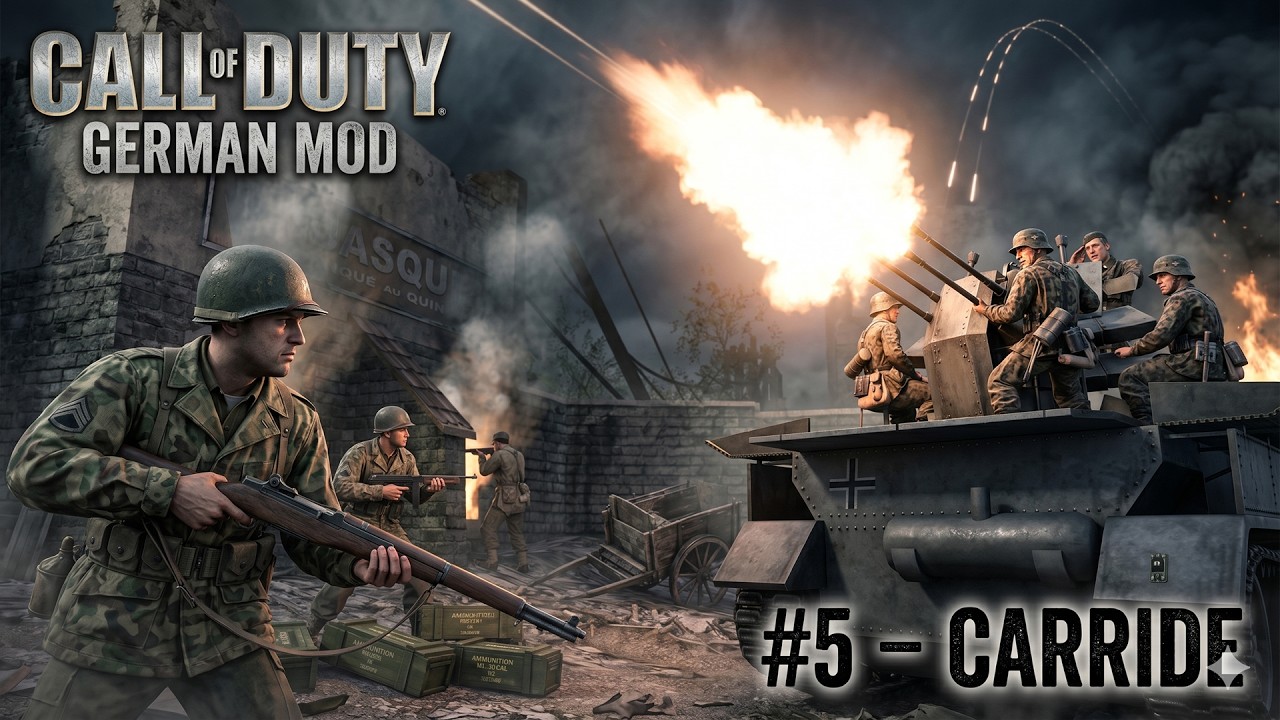 Call of Duty 1 German Mod – Mission 5 “Carride” | 1080p 60FPS Gameplay ...