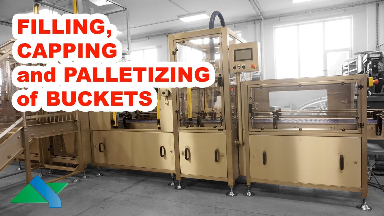 Bucketline - production line for buckets I ALBERTINA Machinery - YouTube