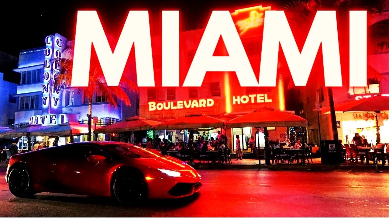 [4K] RELAXING MIAMI NIGHT WALK TO BRICKELL CITY CENTER - YouTube