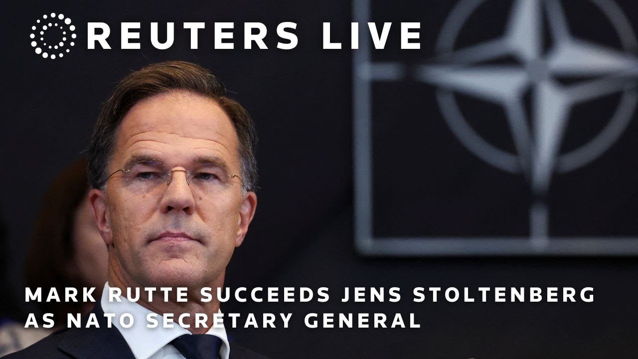 LIVE: Mark Rutte succeeds Jens Stoltenberg as NATO secretary general | REUTERS - YouTube