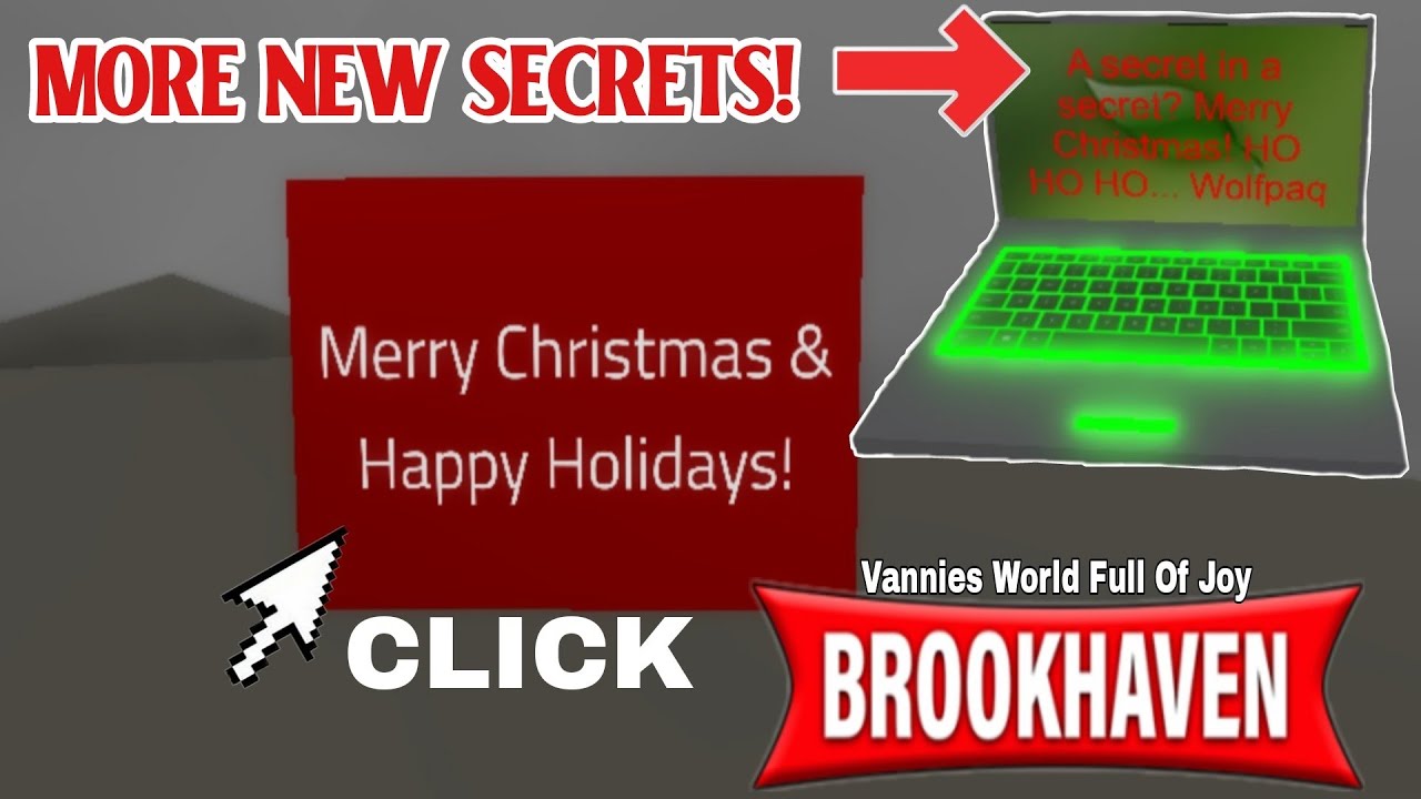 🤯🎄 MORE NEW SECRETS IN THE CHRISTMAS BROOKHAVEN 🏡RP UPDATE || ROBLOX ...