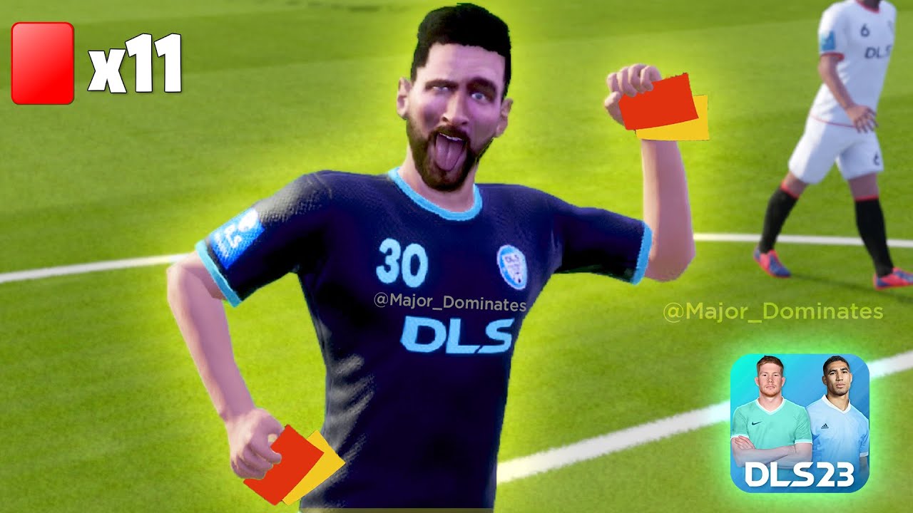What happens if you get 11 RED Cards in DLS 23? - YouTube
