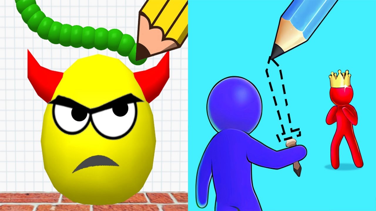 Draw Weapon 3D VS Draw Weapon 3D - All Levels Android iOS Gameplay Ep 1 ...