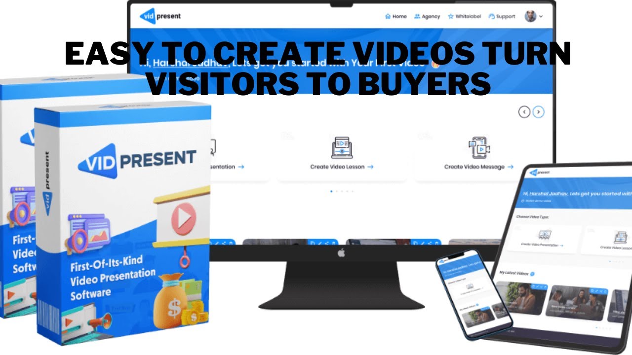 Easy To Create Videos Turn Visitors To Buyers - VidPresent Review - YouTube