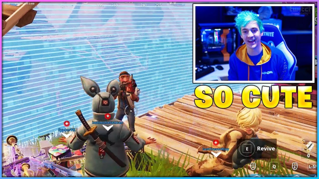 NINJA FINDS CUTEST NOOB & GIVES HIM 1st WIN EVER! - YouTube