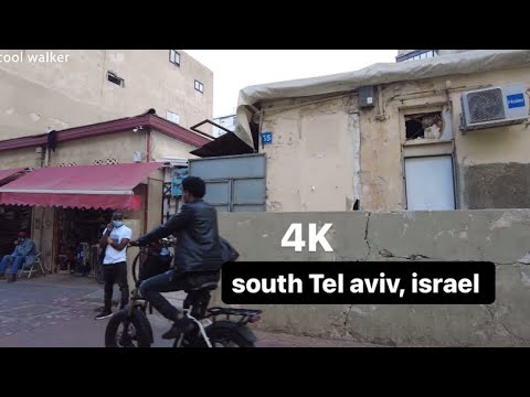 Israel, Tel Aviv walking in 4K | The most dangerous street at night in ...