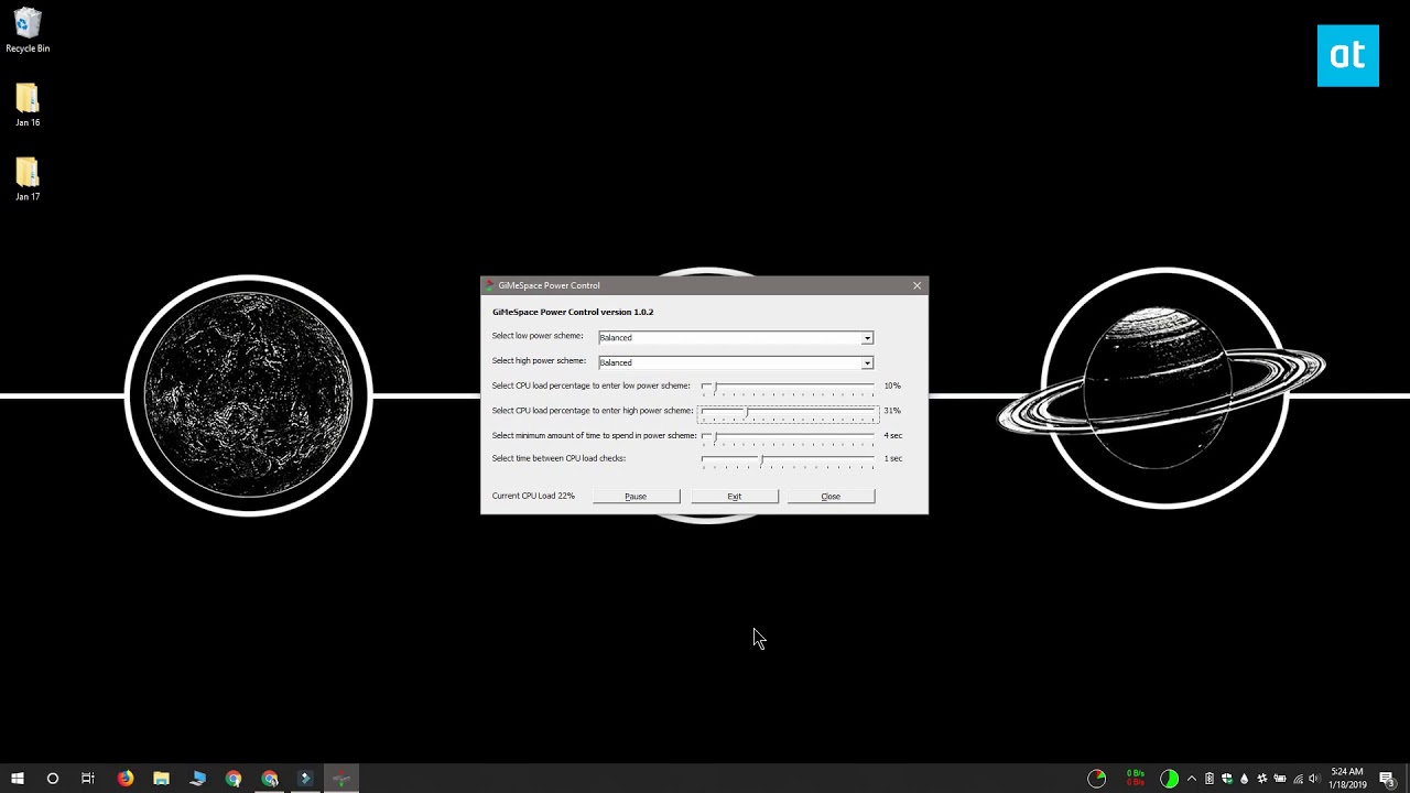 How to change power plans on CPU load on Windows 10 - YouTube