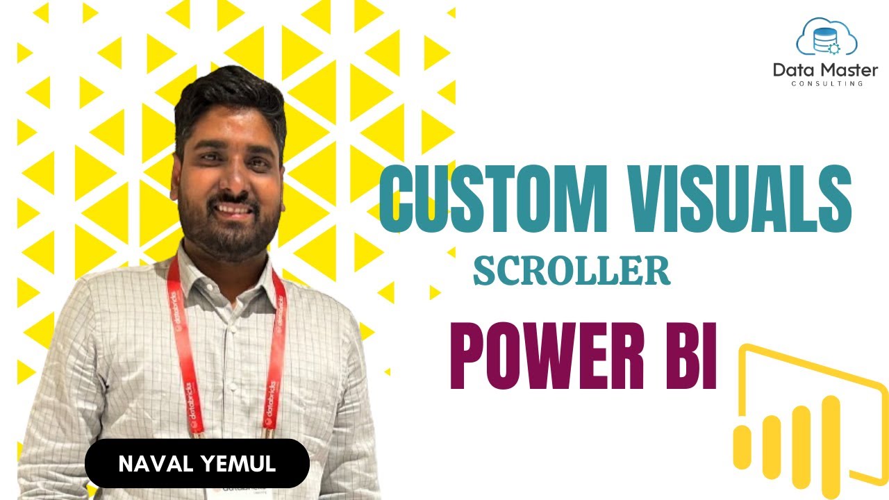 4.2.2 Custom Visuals | Scroller | Power BI for Everyone - YouTube
