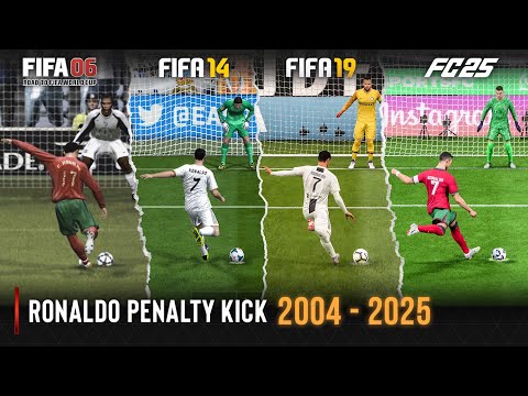 Ronaldo Penalty Evolution In FIFA | 2004 - 2025 |