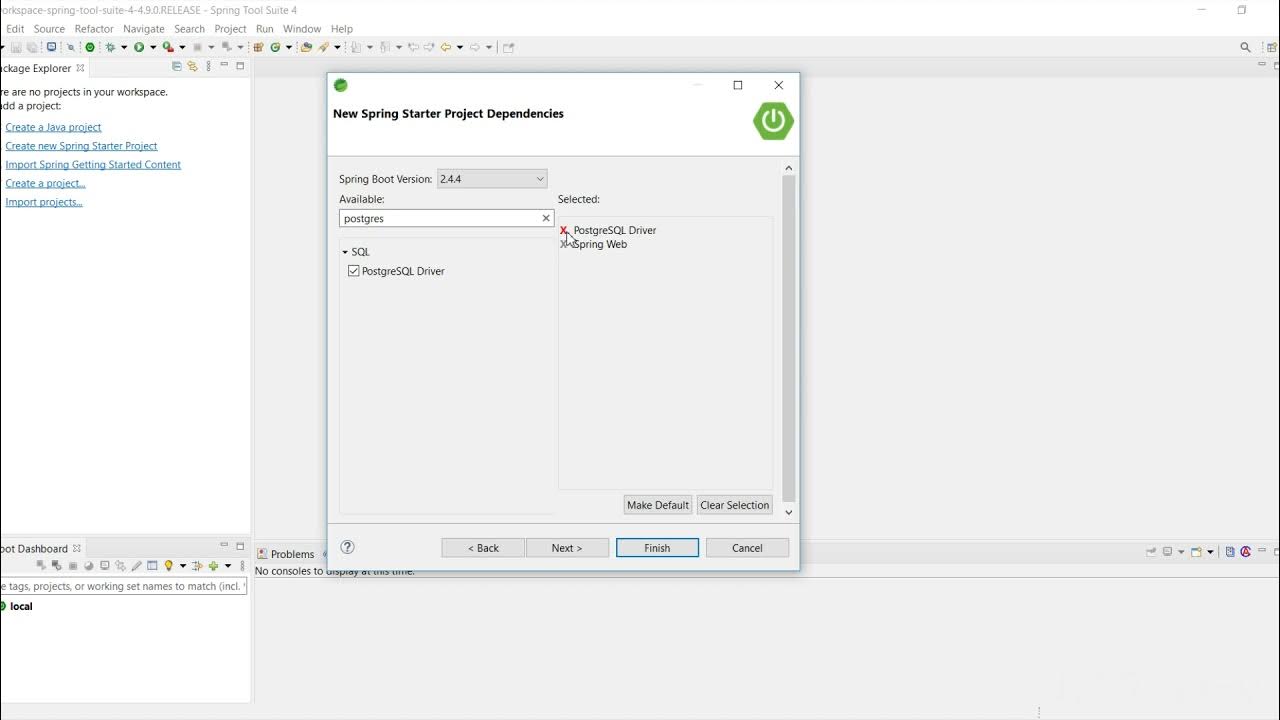Aula 2 - Criando Projeto Spring Boot diretamente pela IDE (Spring Tool ...