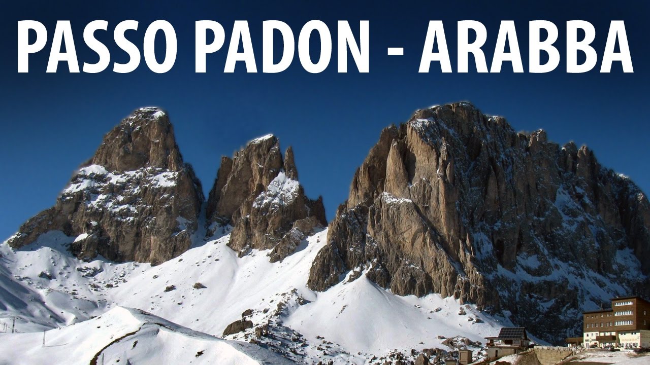 Dolomiti 2015 (3) Passo Padon to Arabba, Marmolada Italy Ski with Crash ...