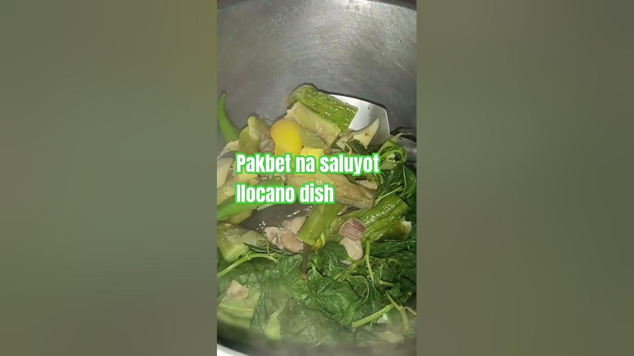 Pakbet na saluyot Ilocano dish ; Filipino dish - YouTube