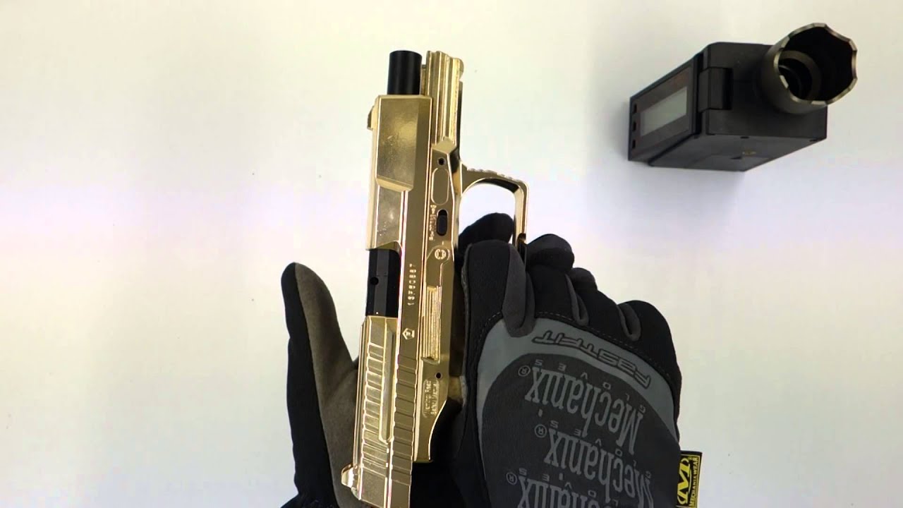 Gold P99 WE Tech Galaxy Hi CAPA Gas Blowback Airsoft Pistol (Color: