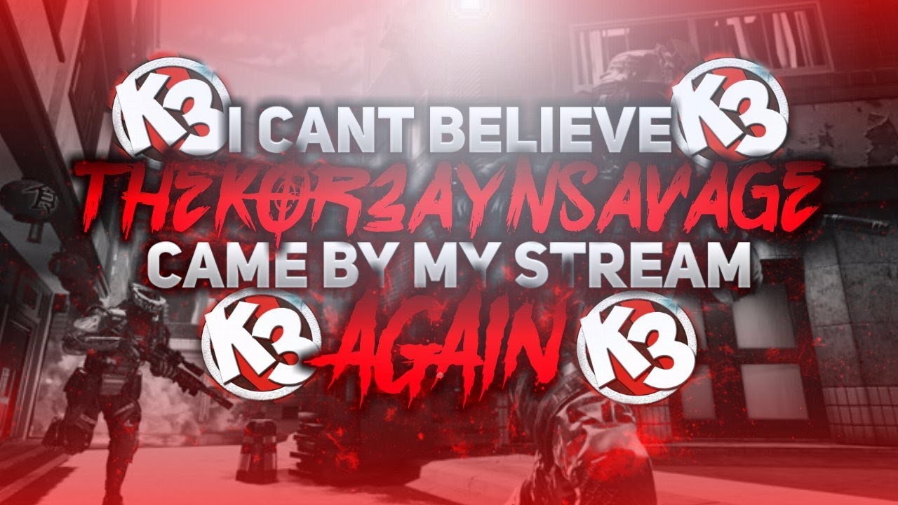 OMG I CANT BELIEVE TheKoreanSavage CAME BY MY STREAM AGAIN!!! - YouTube