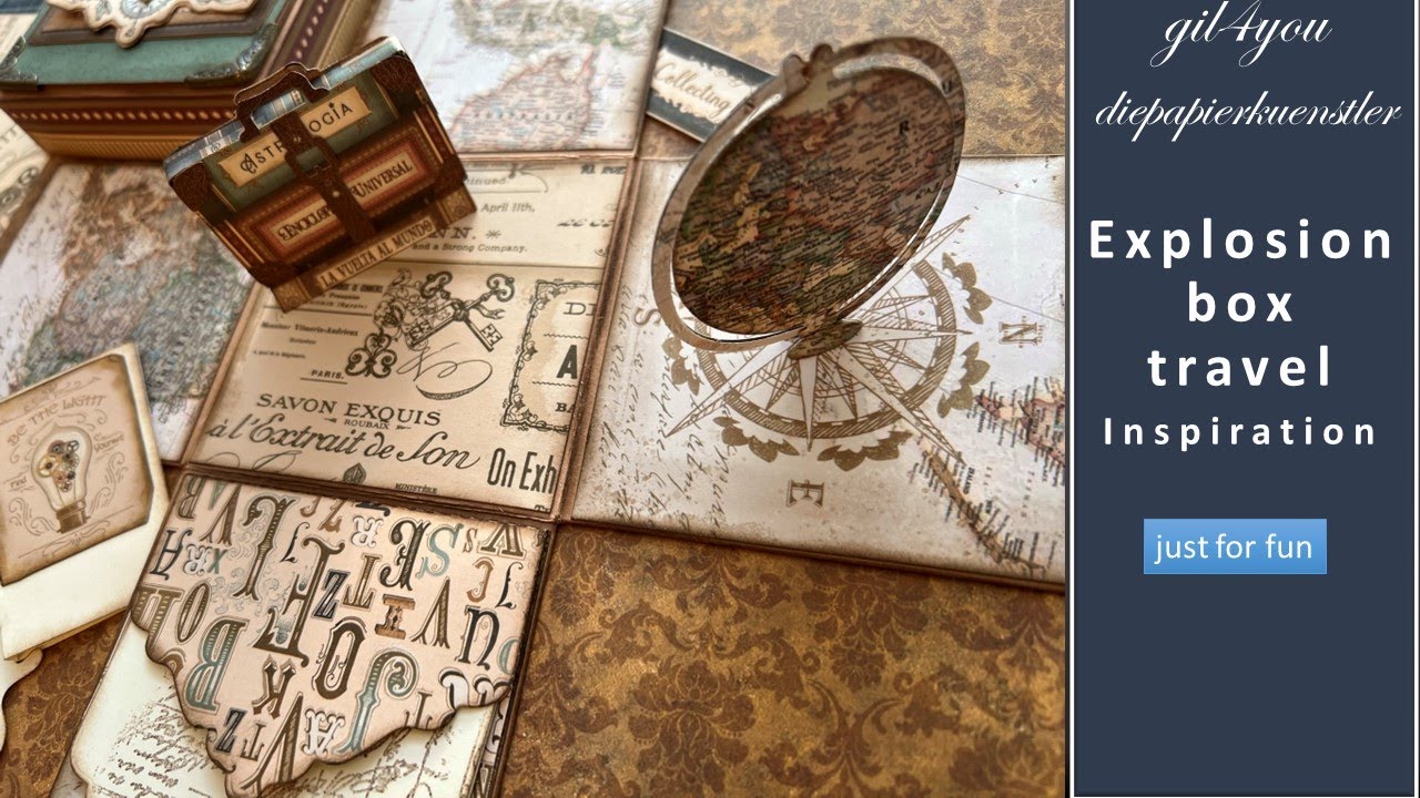 Explosionsbox Reise * Explosion Box Travel * INSPIRATION - YouTube