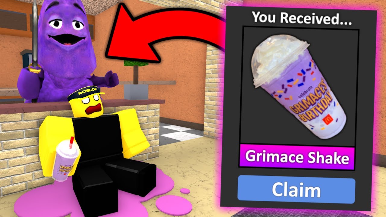 Grimace Shake in Murder Mystery 2.. - YouTube