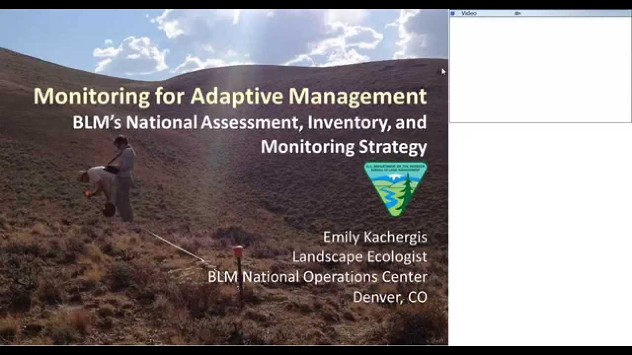 SRM 2015: Monitoring for Adaptive Management: Introduction to the BLM ...