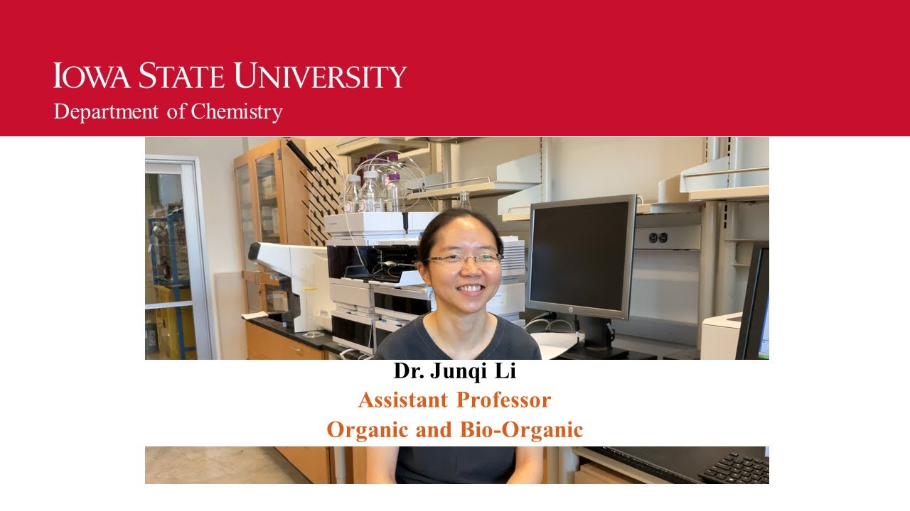 Junqi Li Faculty Interview Chemistry Iowa State University - YouTube