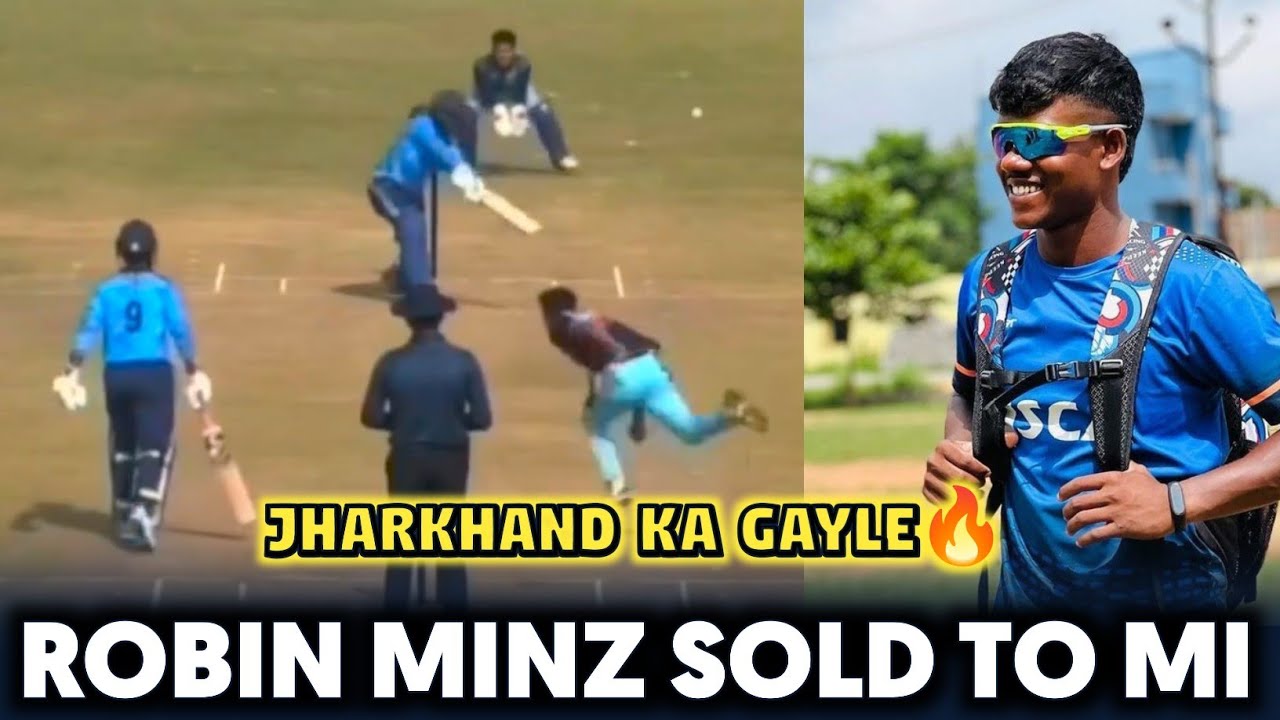 Who is Robin Minz Mumbai Indians New player || Robin Minz Batting Video ...