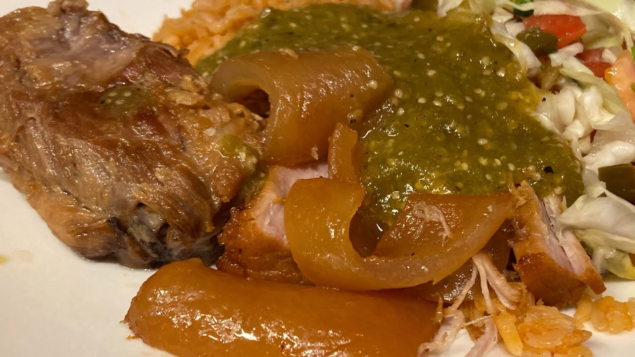 Carnitas estilo Michoacán, las más deliciosas con cueritos!! - YouTube