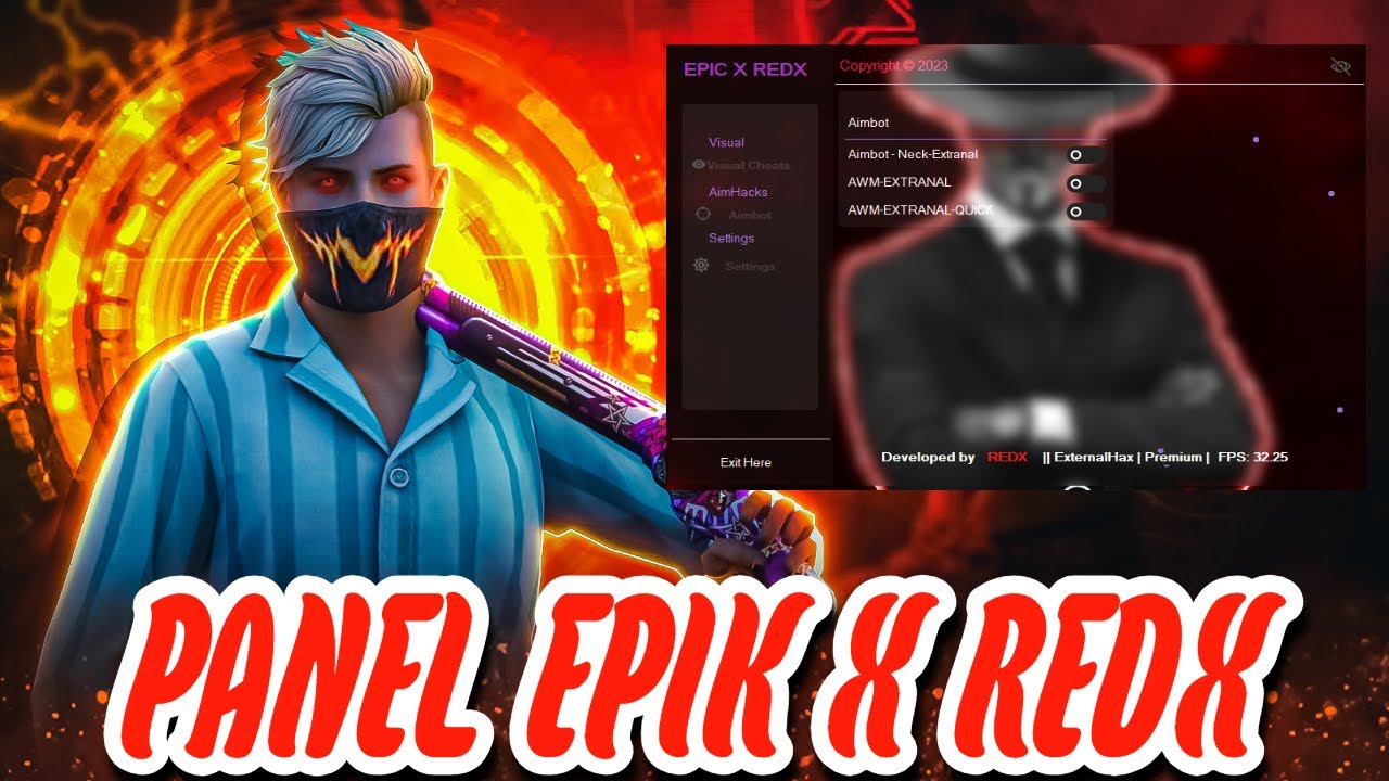 FREE FIRE PC PANEL | PANEL REDX | PAID PANEL FREE 3DAYS | ANTIBAN ...