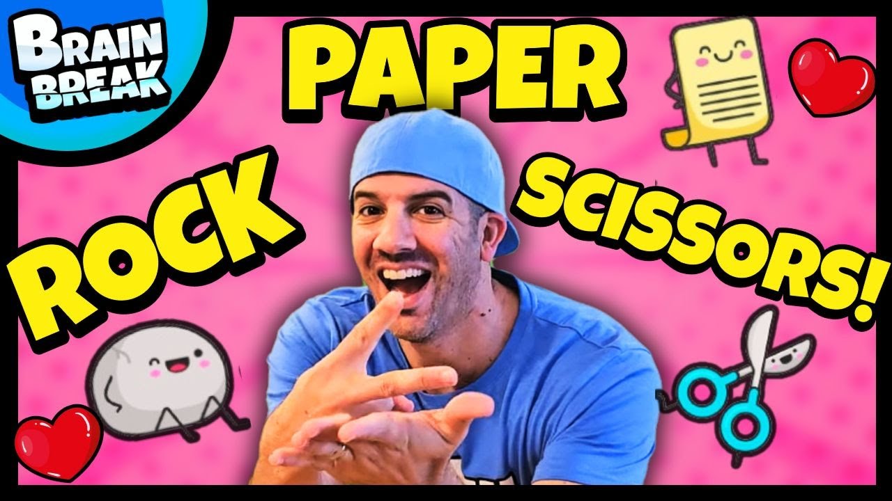 💖 Rock Paper Scissors Valentine's Brain Break 💖 Fun Brain Breaks for ...