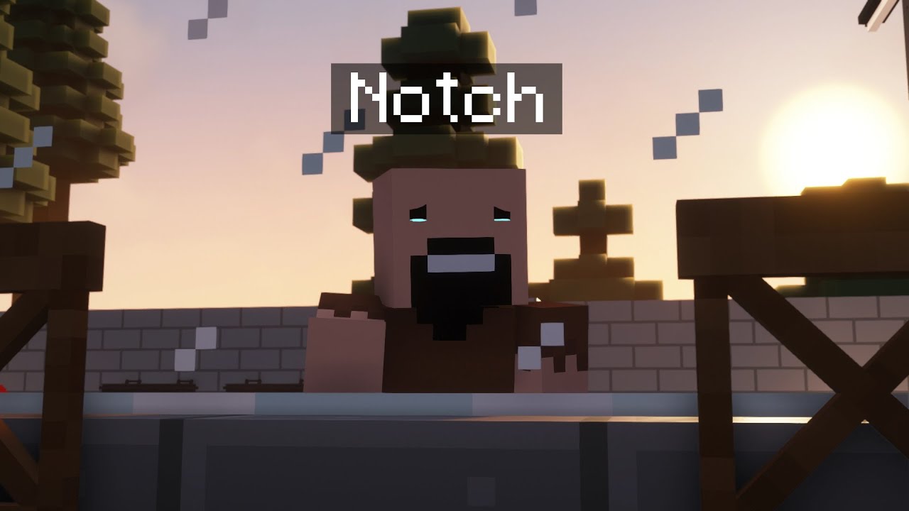 After notch sold minecraft to microsoft - YouTube