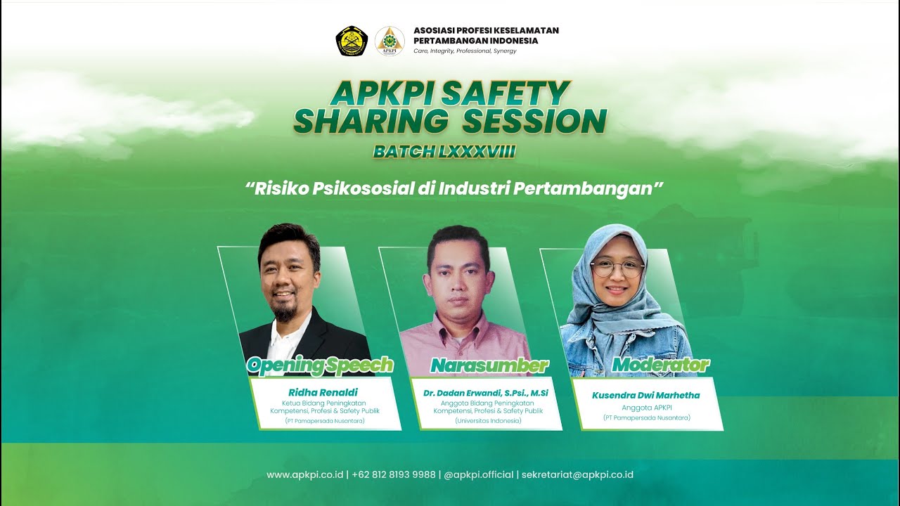 APKPI Safety Sharing Session Batch LXXXVIII - YouTube