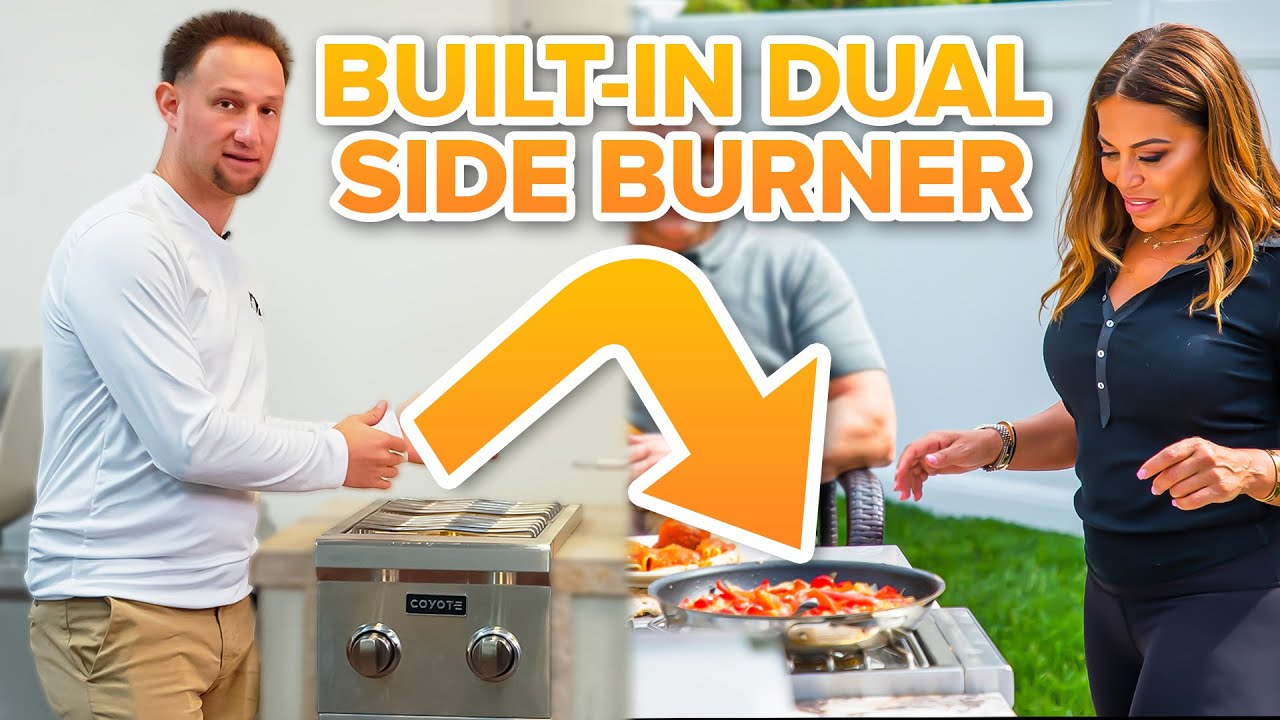 Easy Stovetop Cooking Right Outside | Dual Outdoor Kitchen Burner Tour ...