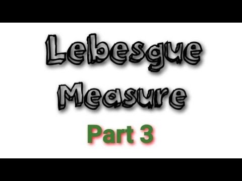 Outer measure of an interval is its length / Lebesgue Measure / Real ...