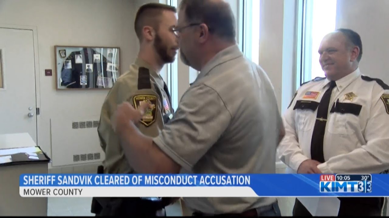 Mower County says misconduct claims against Sheriff Steve Sandvik "not ...