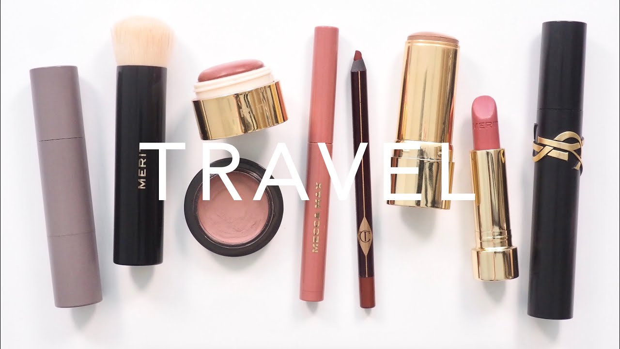 Travel Makeup Bag | Fast, Fresh, Minimal Makeup Packing for Two Weeks ...