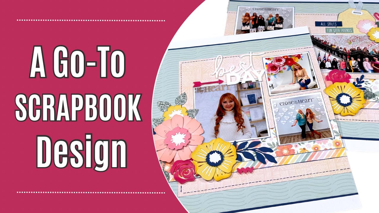 Scrapbook With A Favorite Design - YouTube