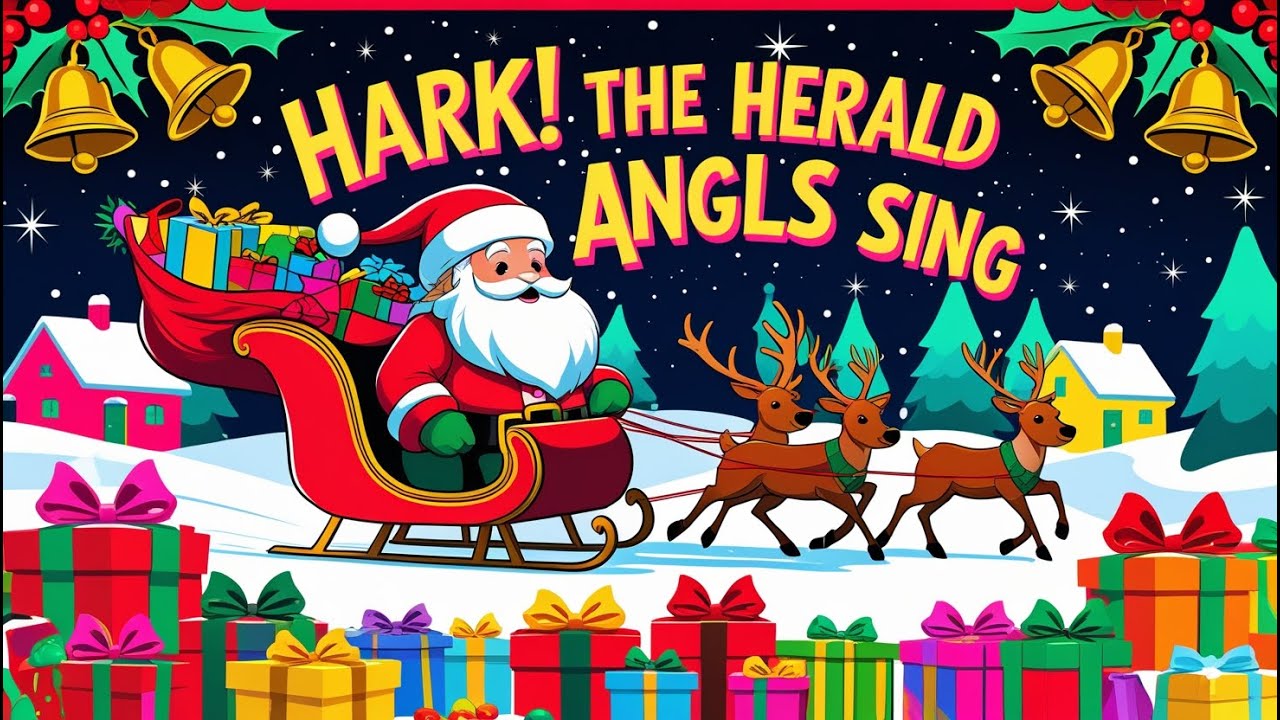 Hark! The Herald Angels Sing | Christmas Songs HD | Santa's Magical ...