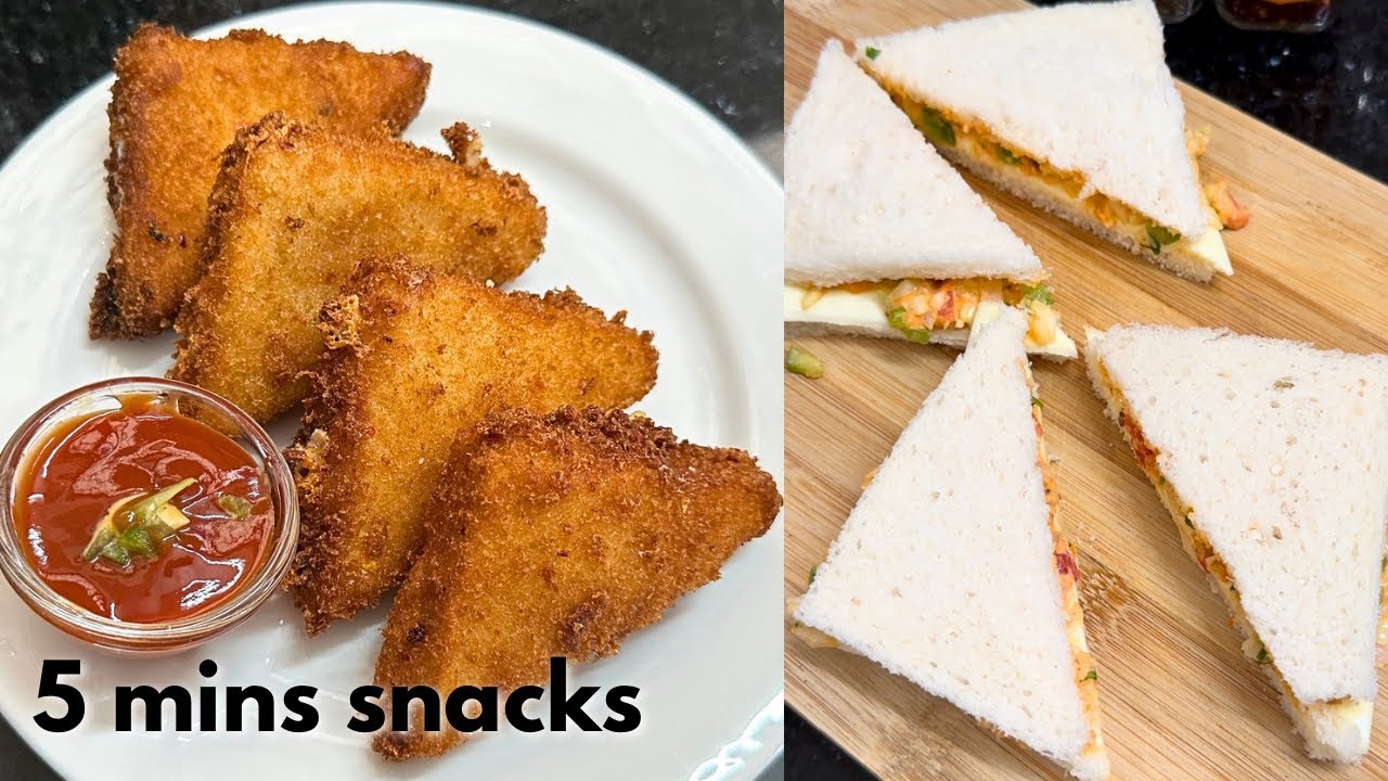Quick & Easy Bread Snacks Recipe | bread recipes | easy snacks recipes ...